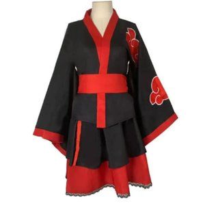 Dresses | Anime Naruto Akatsuki Kimono Halloween Cosplay Costume Xl ...